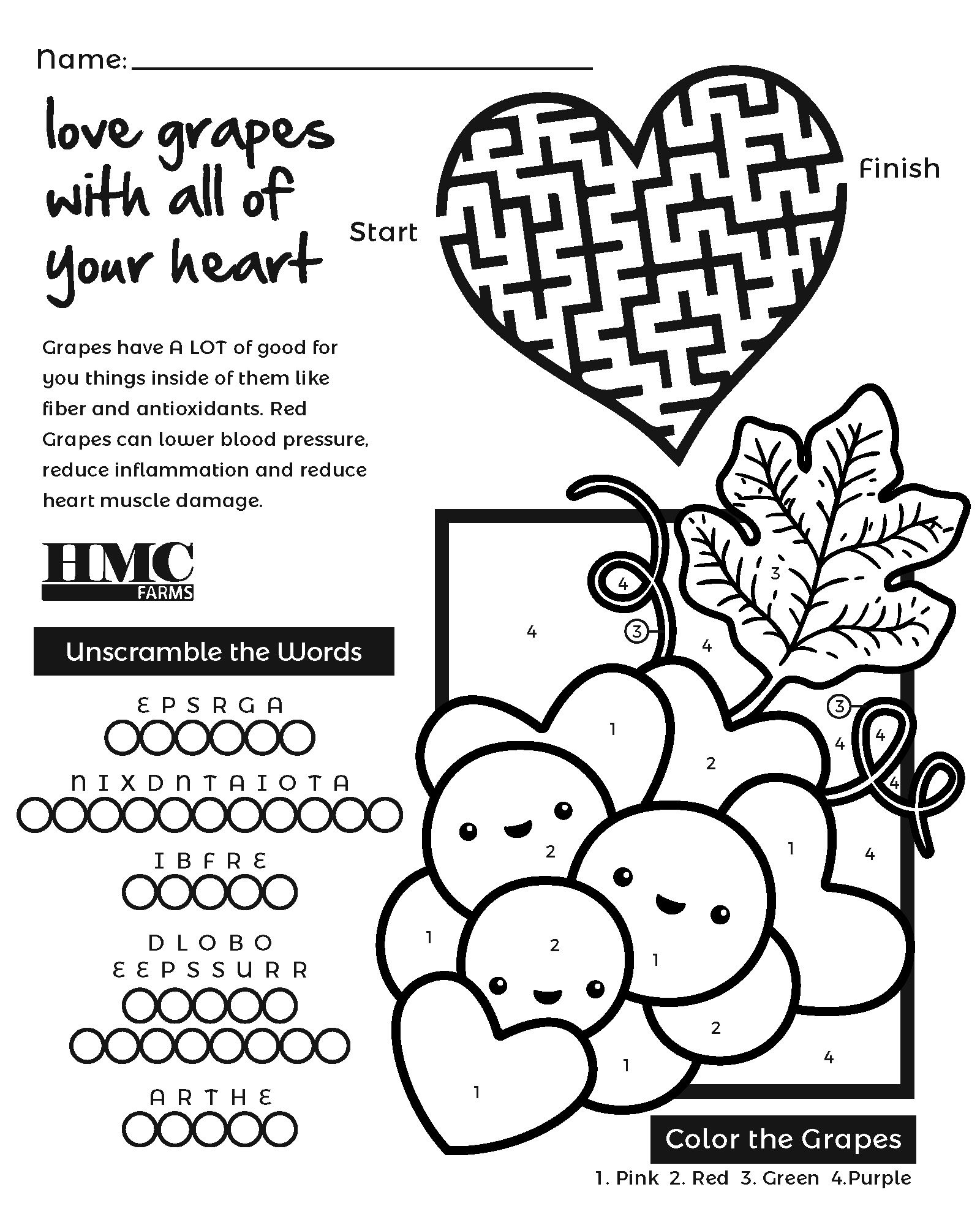 Just for Kids - HMC Grapes for Schools