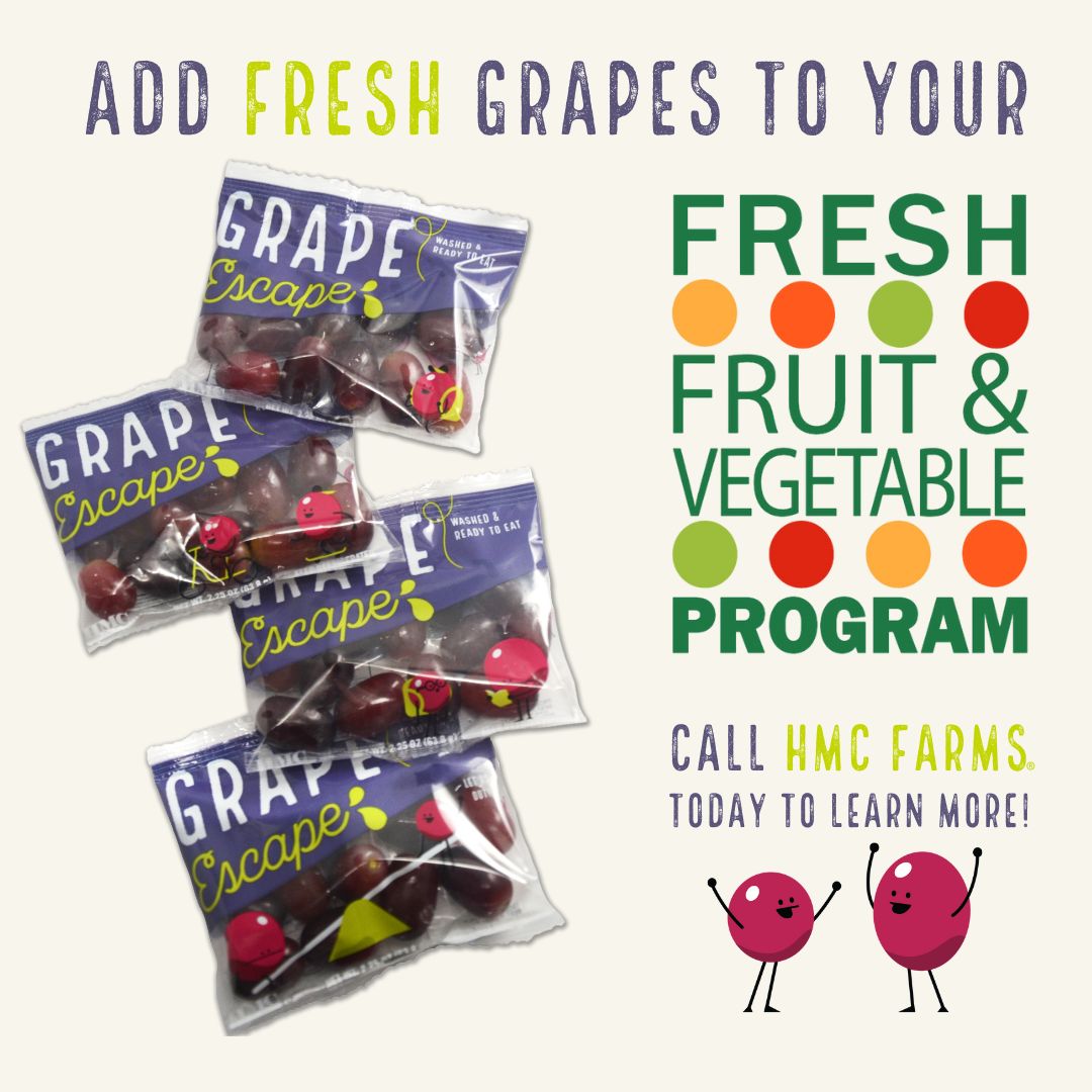 Fruit for every application from HMC Farms - HMC Grapes for Schools